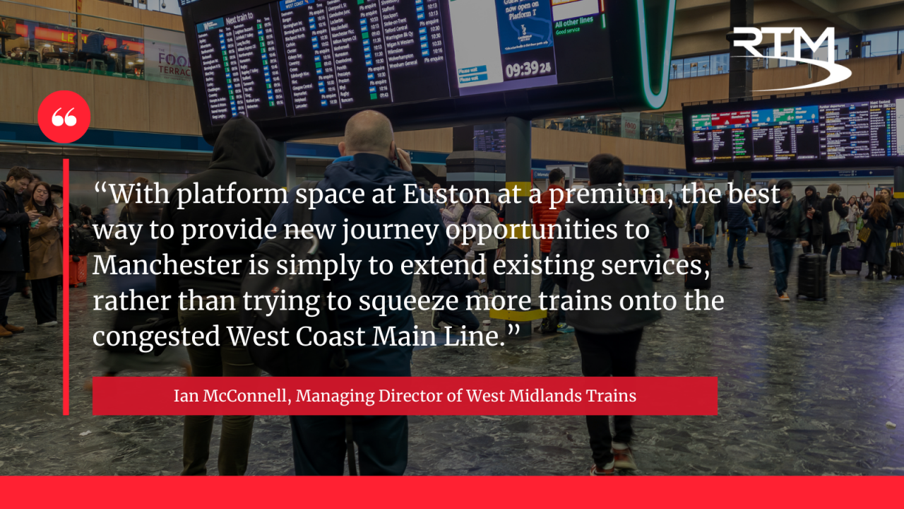 London Northwestern Railway proposes new services between London and Manchester | Rail News
